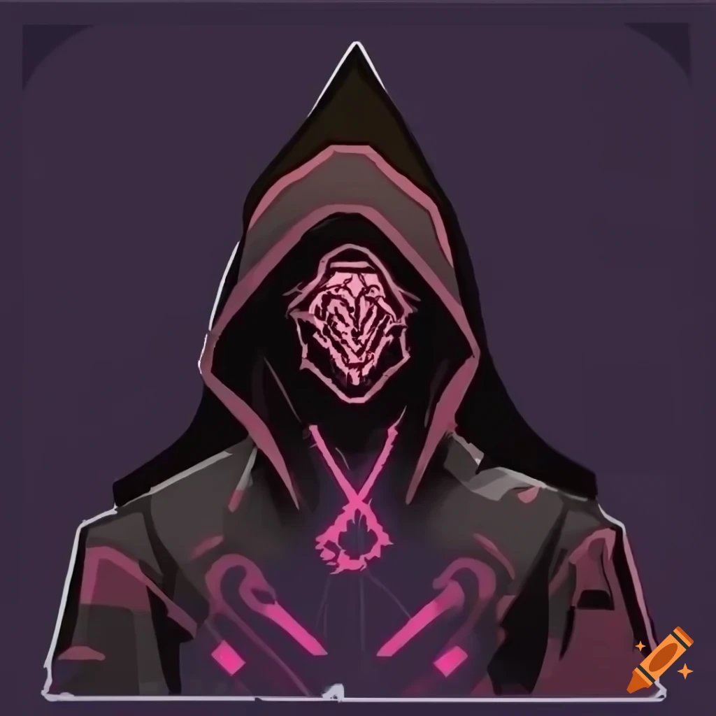 Vector art of a dark chamber in valorant on Craiyon