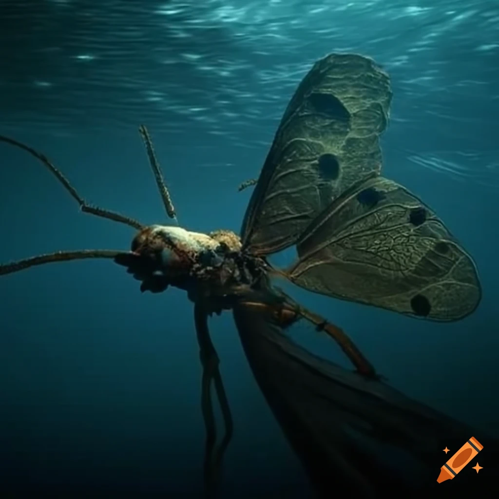 Picture of insects in a seascape