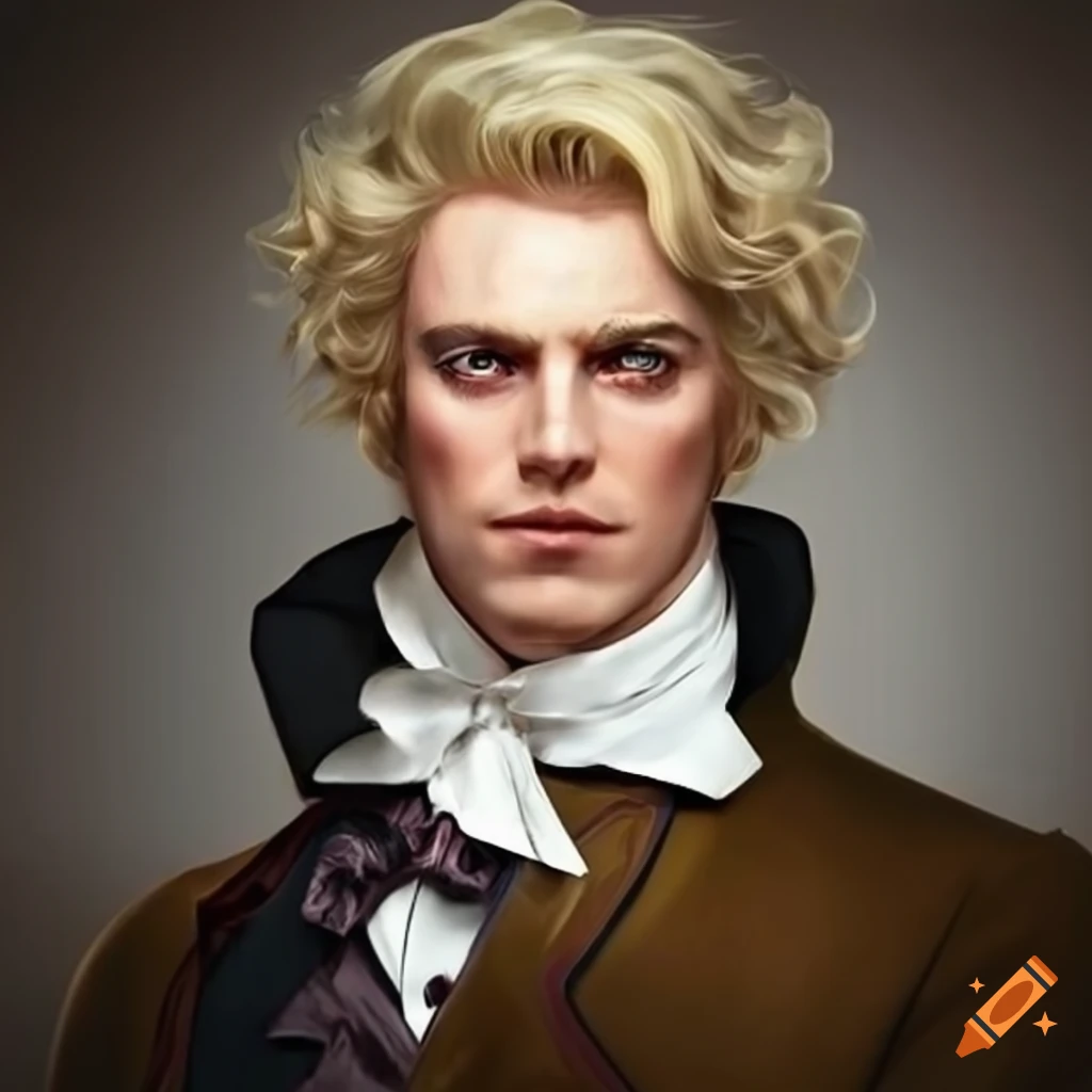 Portrait of a handsome victorian villain