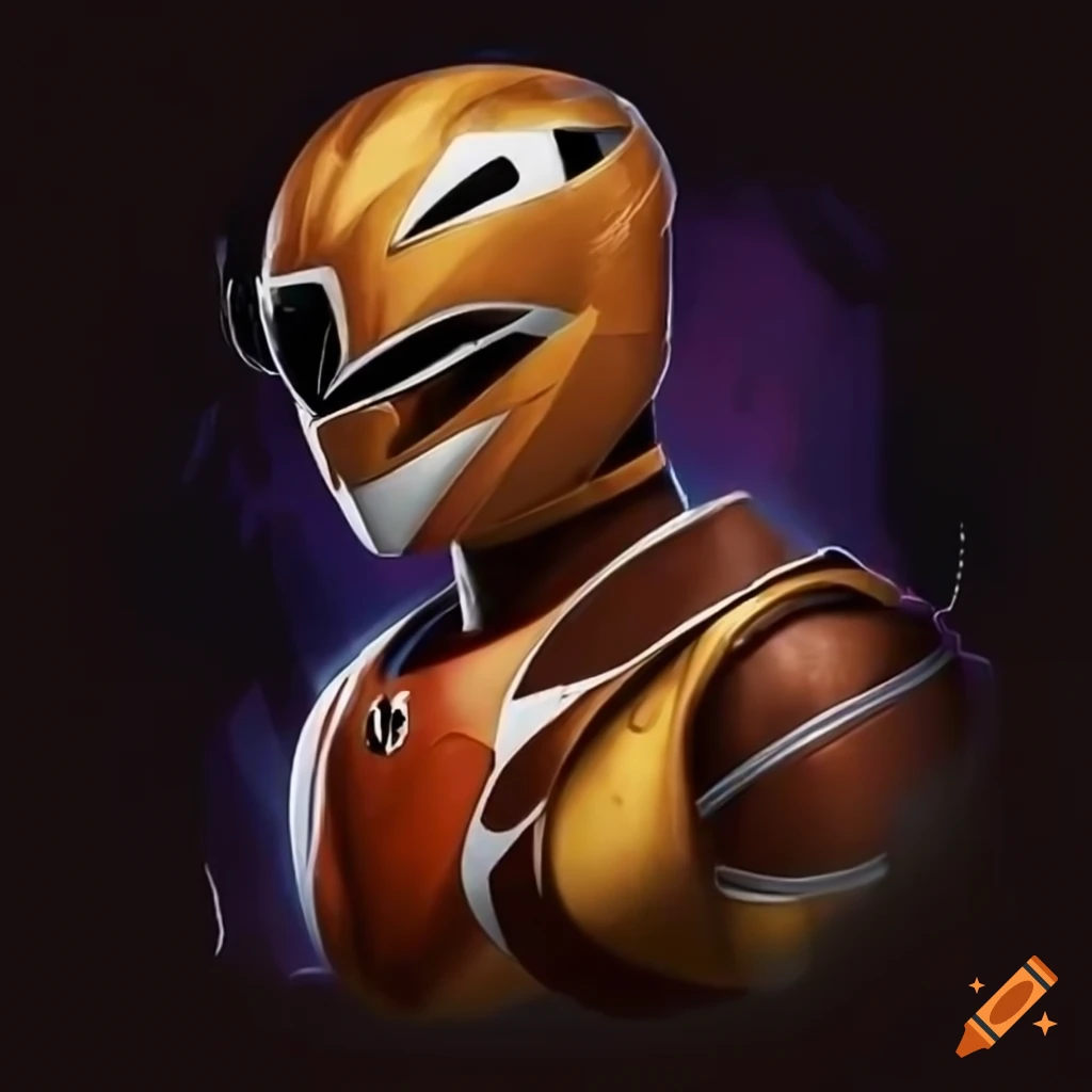 Brown otter dressed as a power ranger