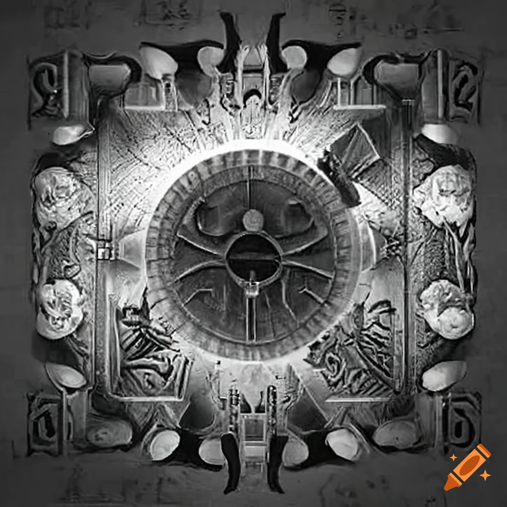 Artwork of a dynamic battle scene on Craiyon