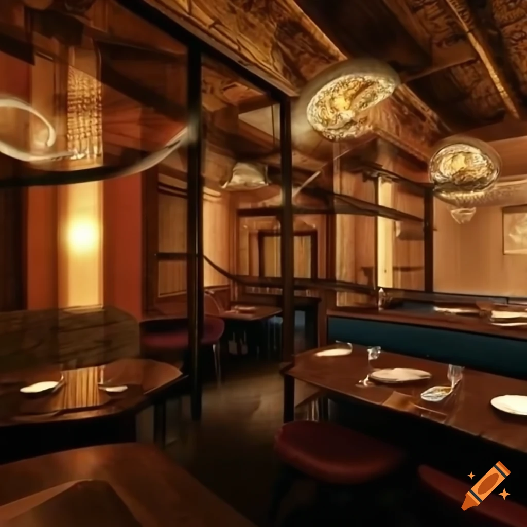 Restaurant menu design on Craiyon