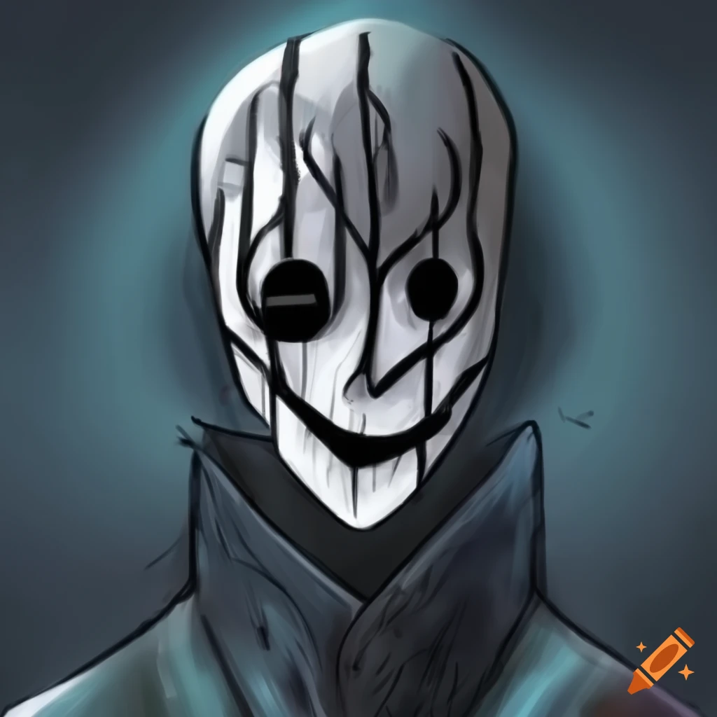 Digital artwork of w.d. gaster on Craiyon
