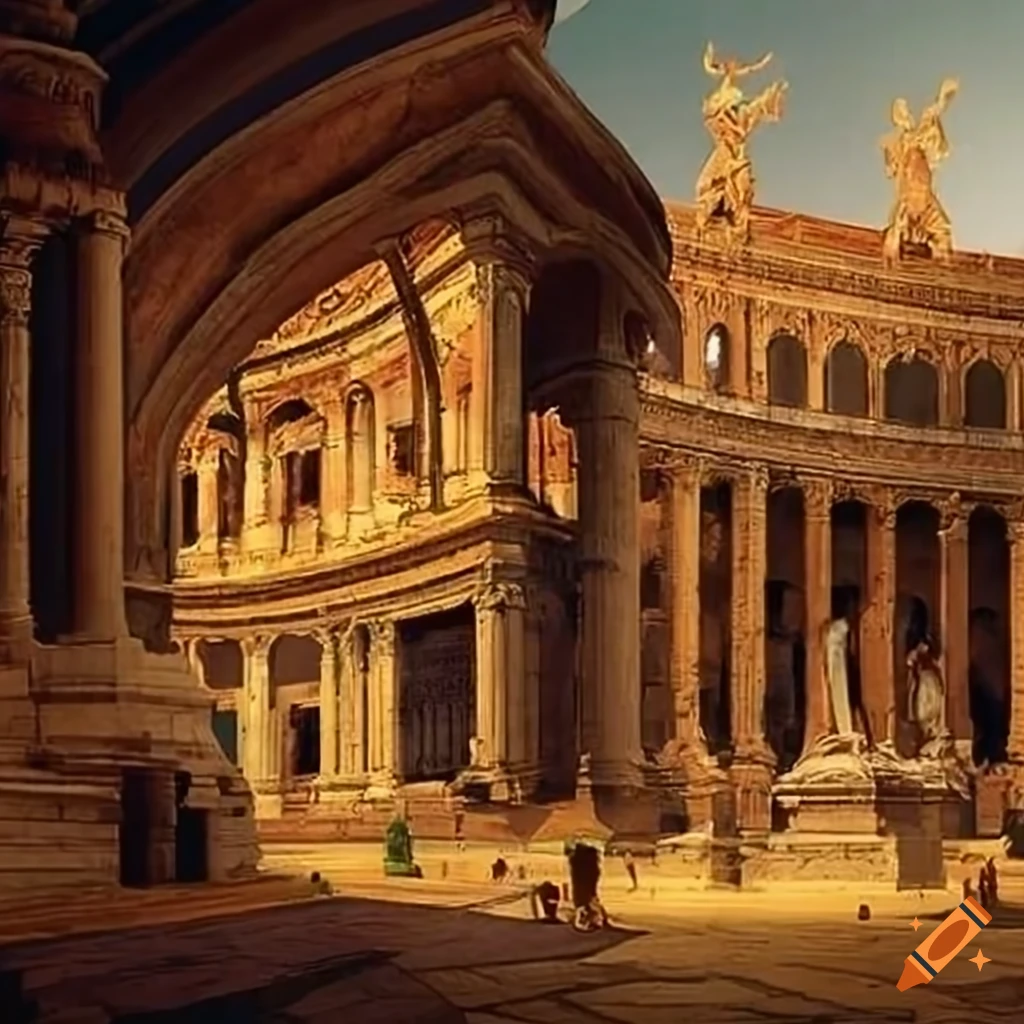 Ancient rome on Craiyon