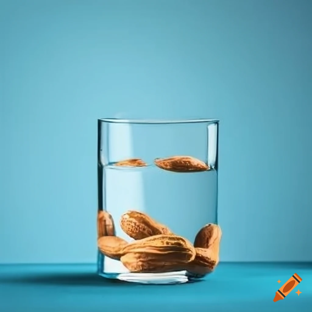 Peanut soaked in water on Craiyon
