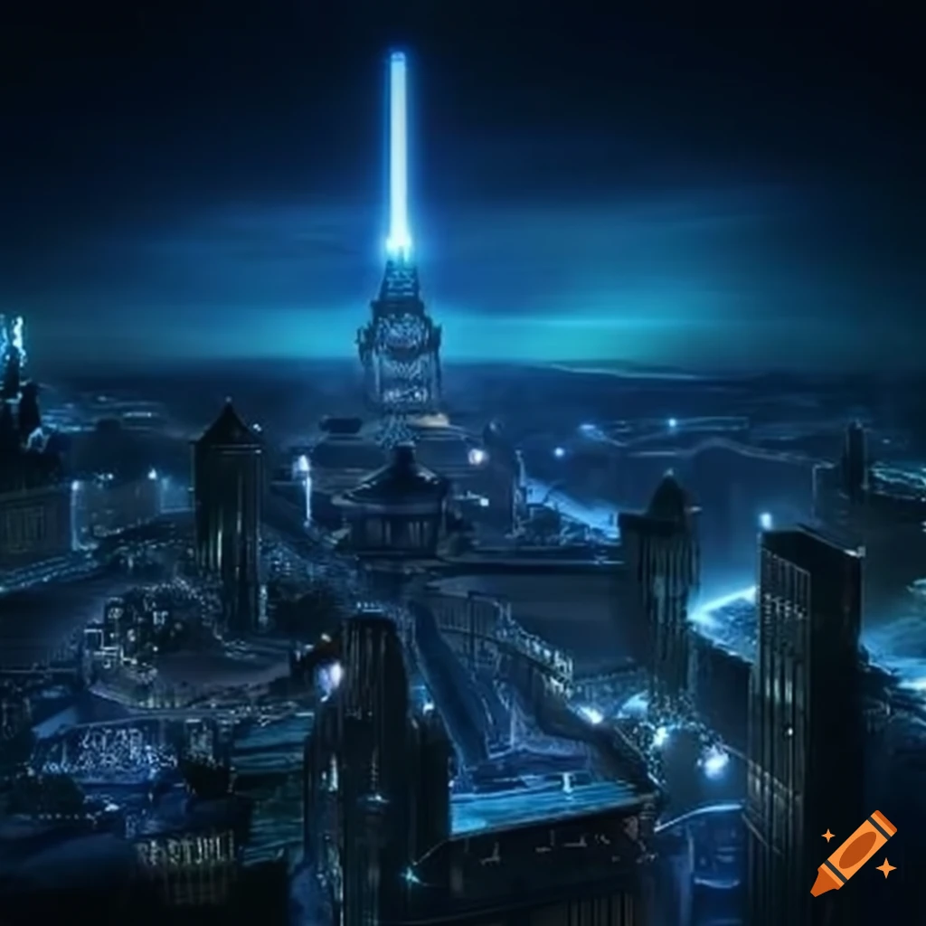 Image of a futuristic royal kingdom