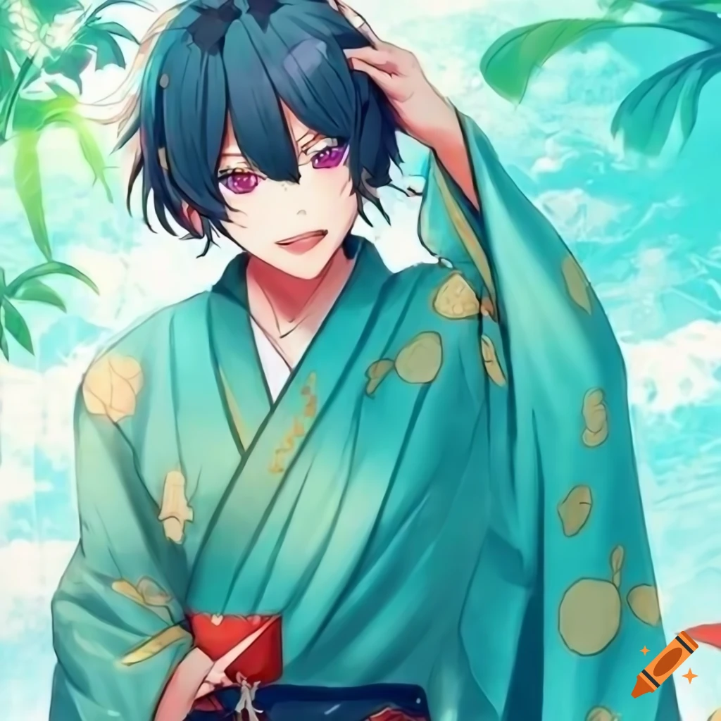 Portrait of doppo kannonzaka from hypnosis mic on Craiyon