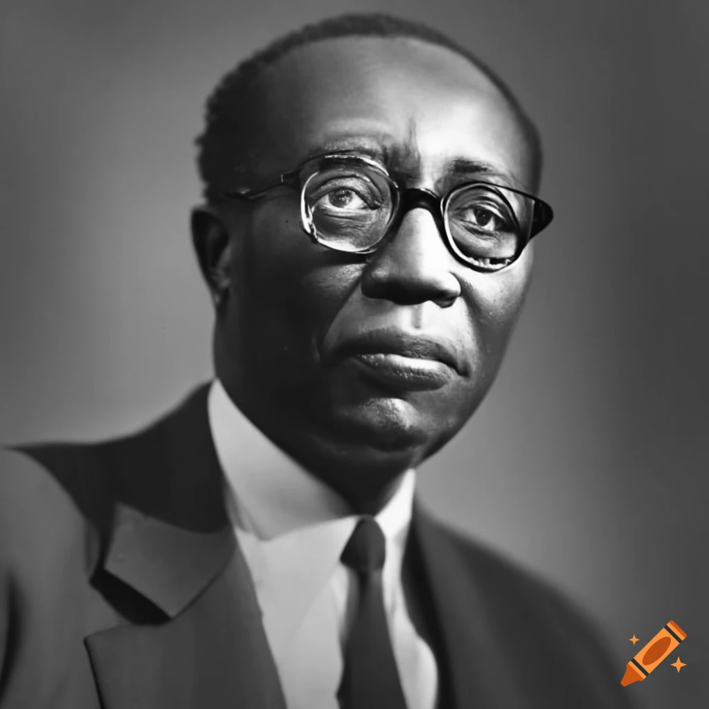Portrait of léopold sédar senghor