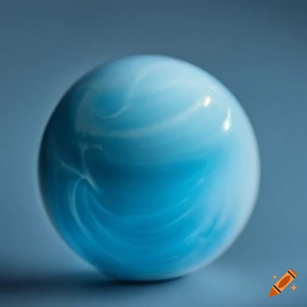 White marble ball on white background on Craiyon