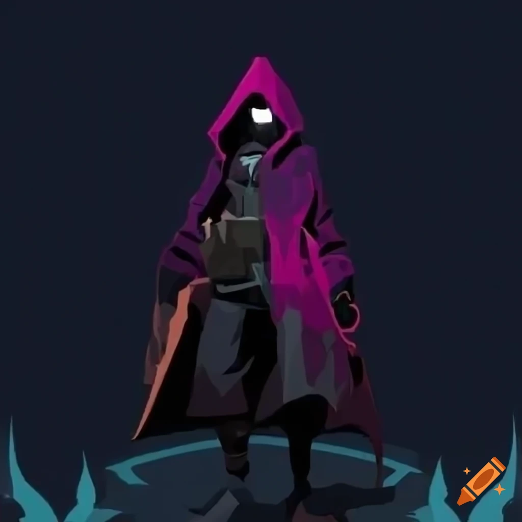 Vector art of a dark chamber in Valorant on Craiyon