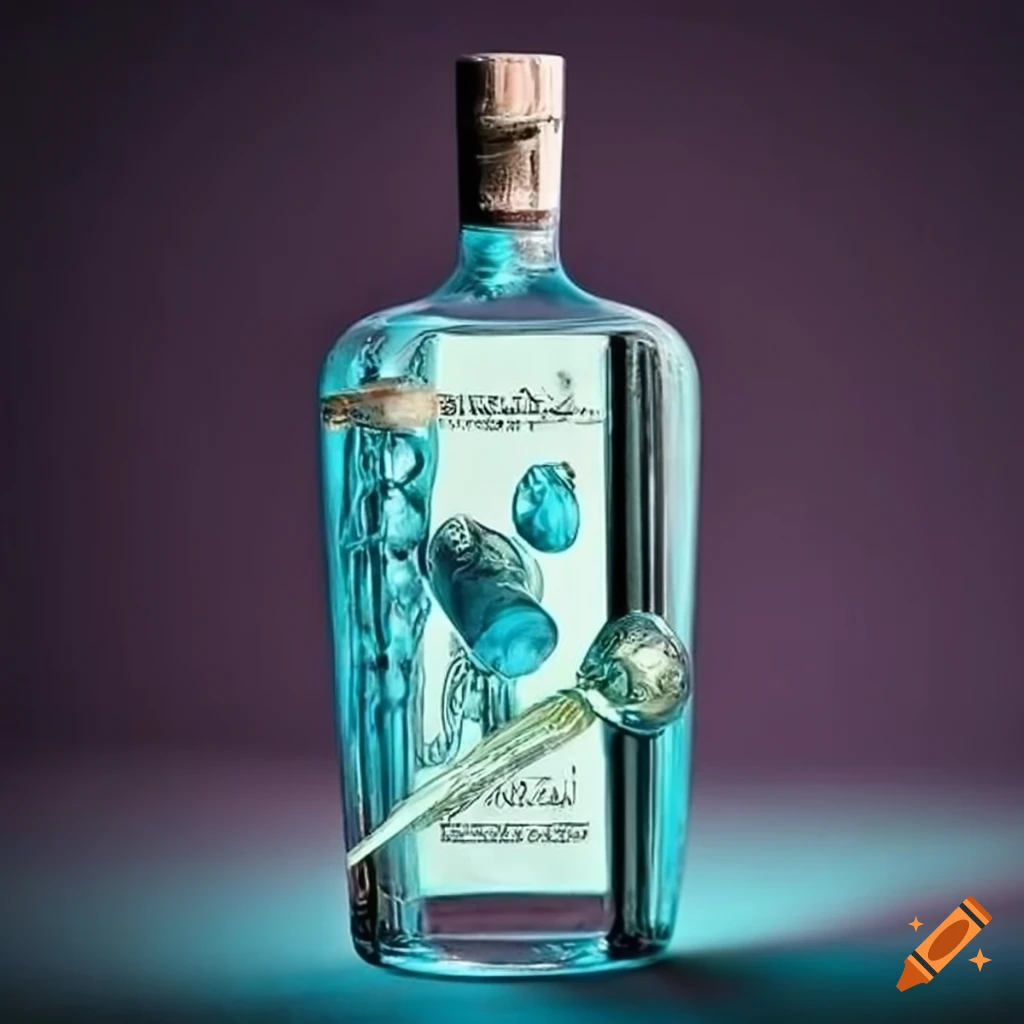 Unique Gin Bottle On Craiyon