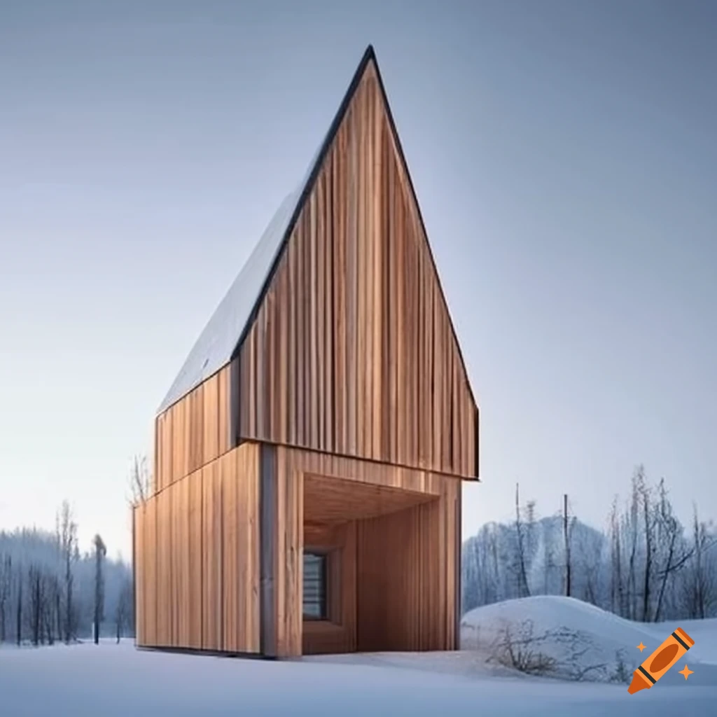 Nordic minimalist tower cabin architecture