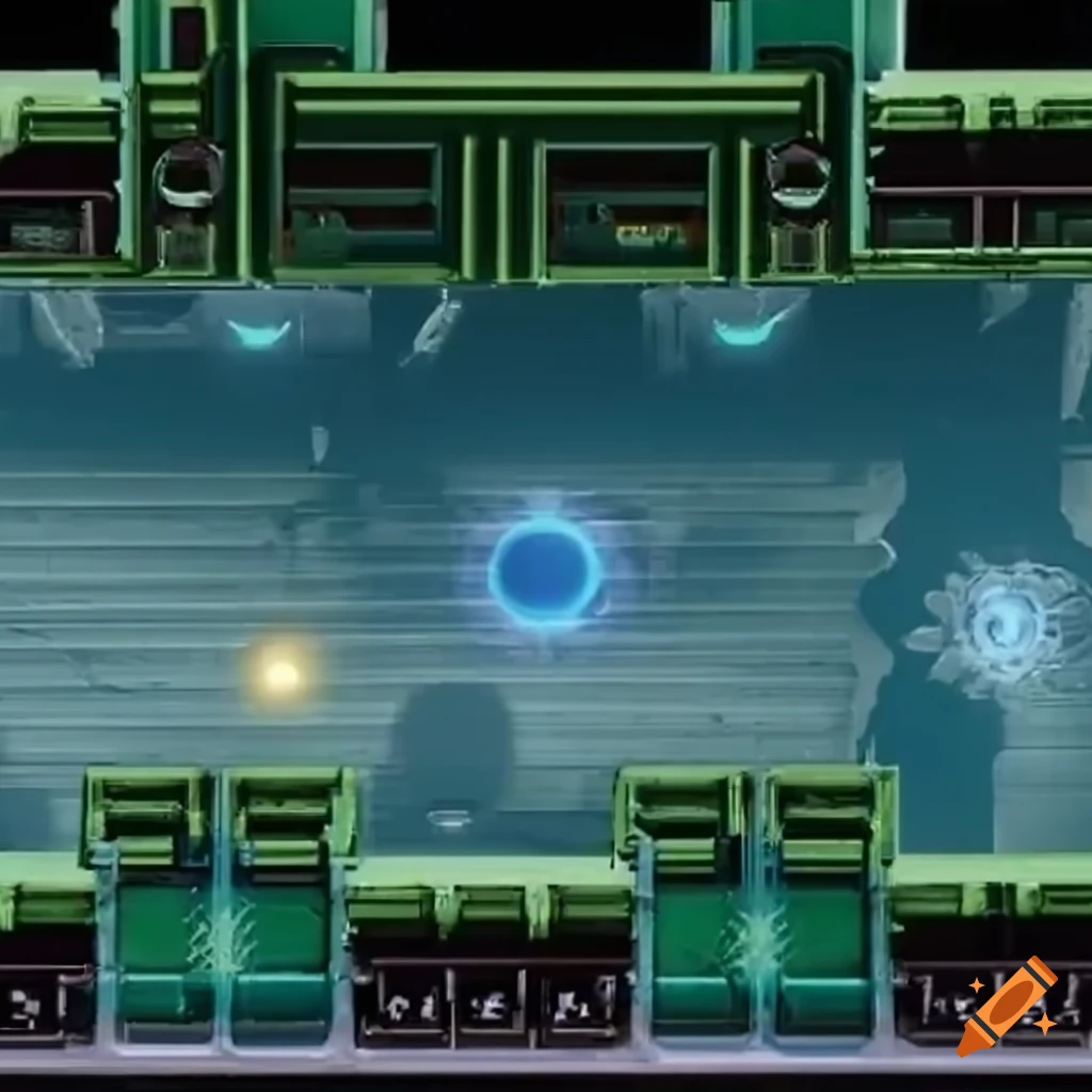 Sprites of metroid dread game creatures on Craiyon