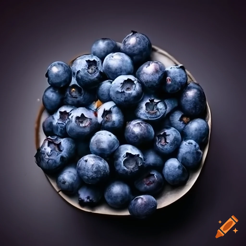 Surreal blueberries on Craiyon