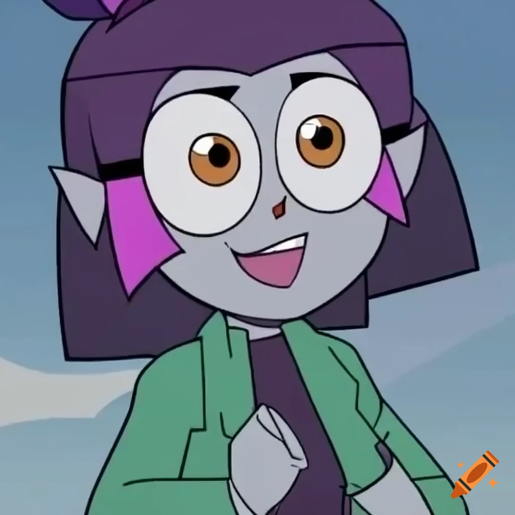 Filipino girl character in a blended art style