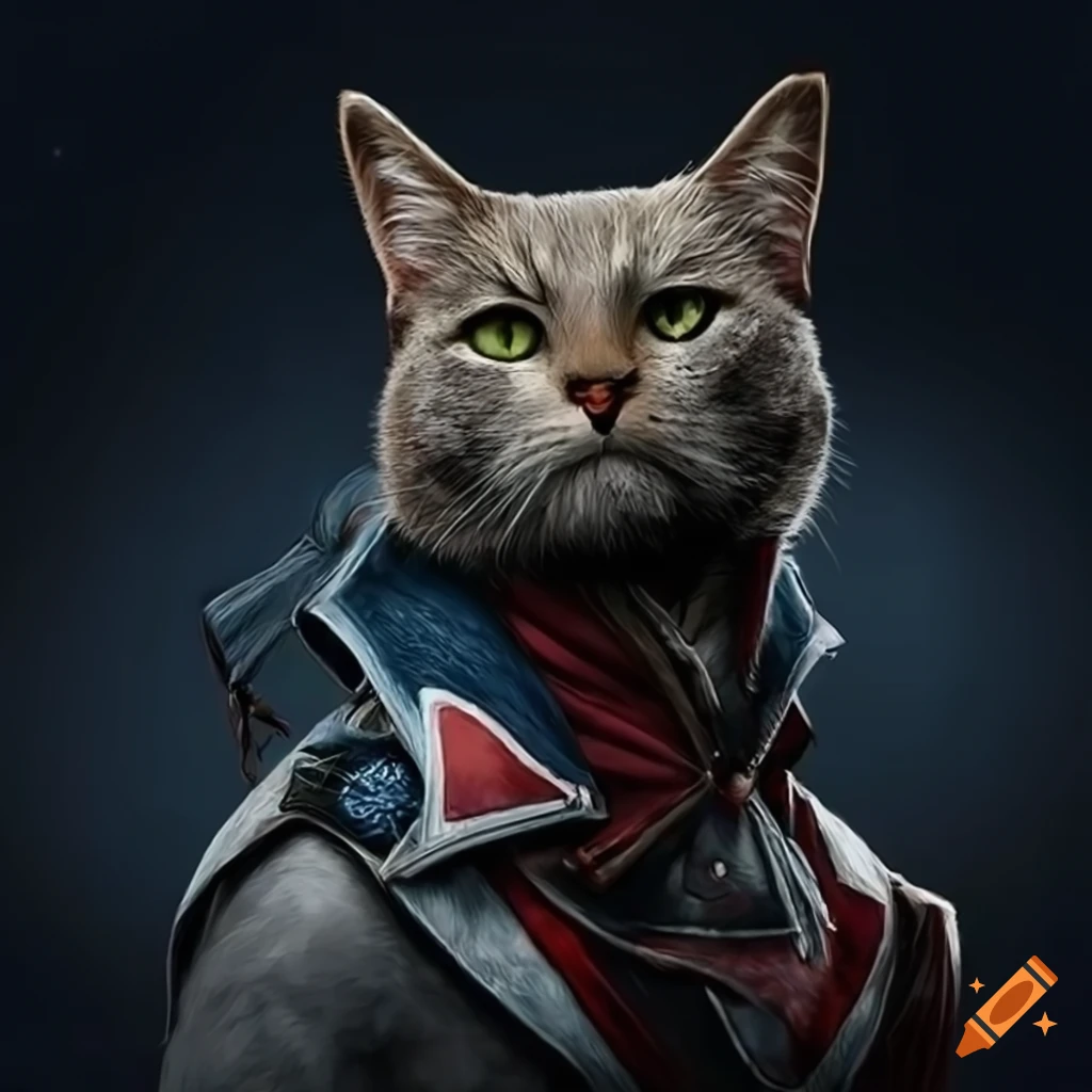 Cats inspired by assassin's creed