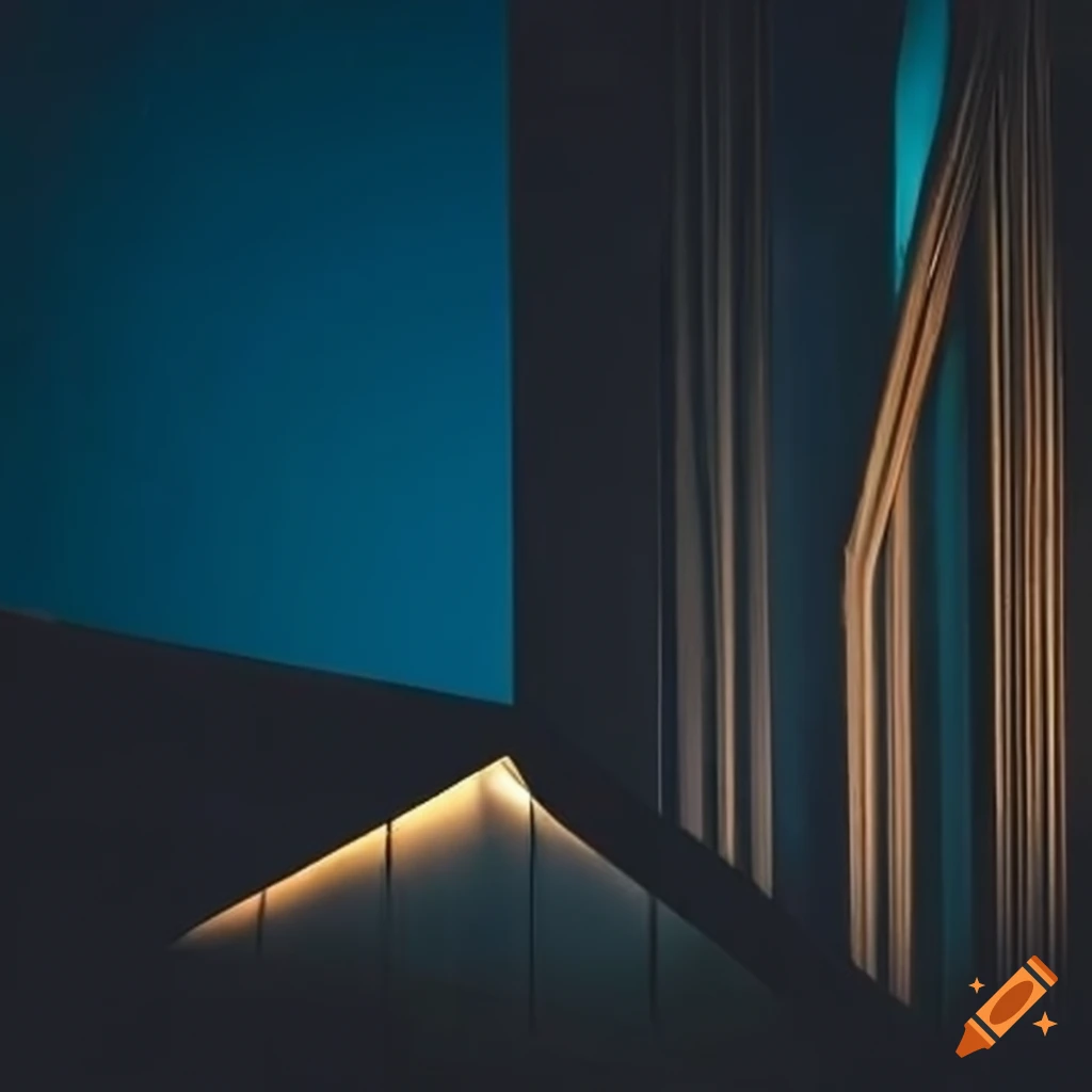 Dreamy liminal space with brutalist soviet architecture and stairs on ...