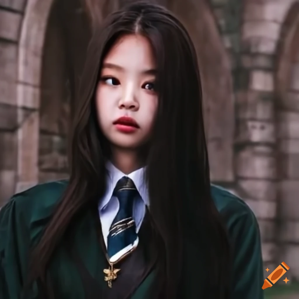 Jennie in hogwarts on Craiyon