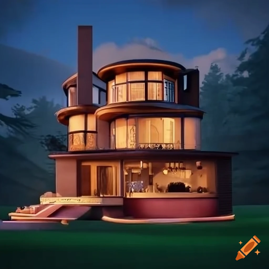 Luxurious mini mansion with elegant design