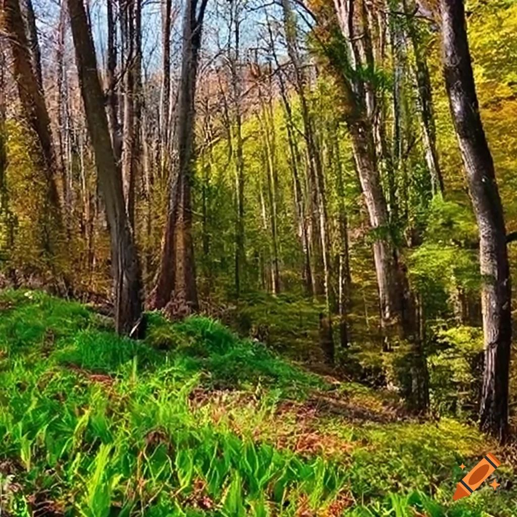 Photograph of nature in virginia on Craiyon