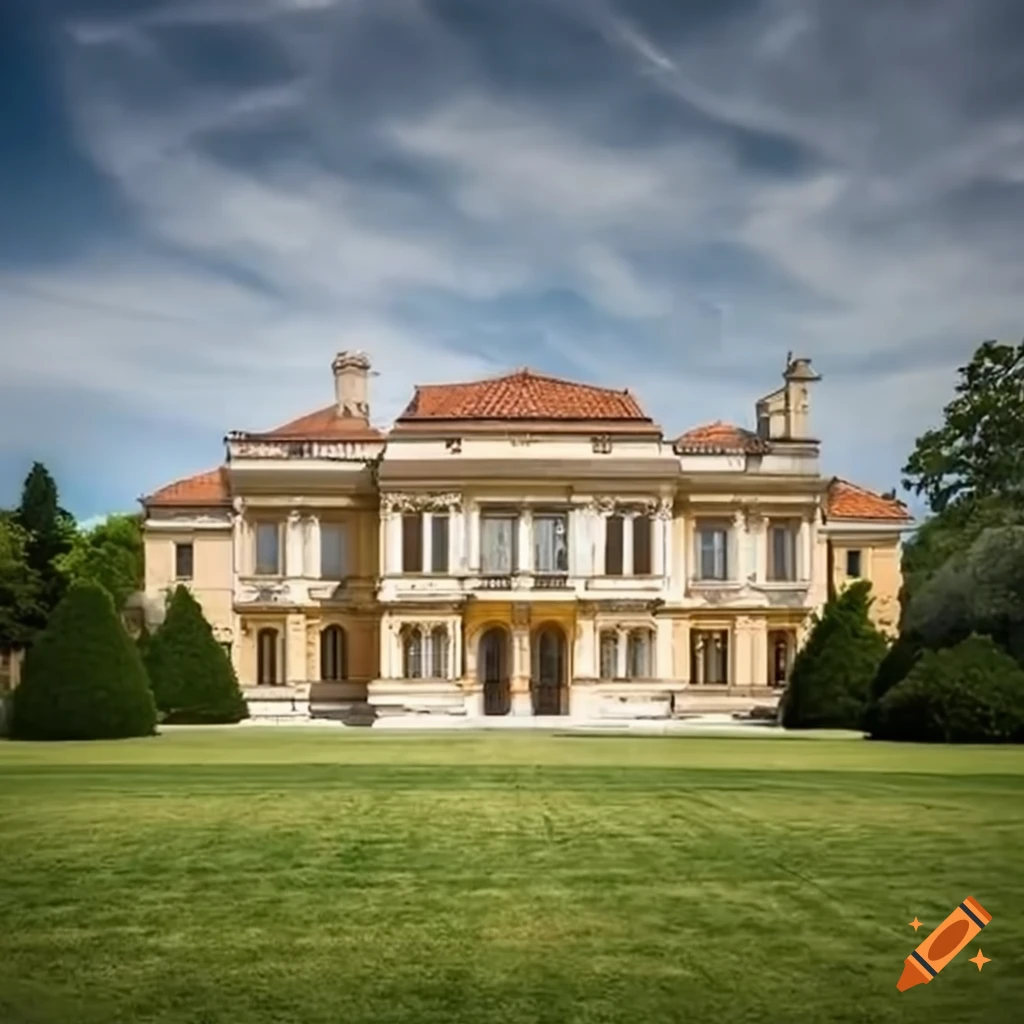 Large estate built in 1905 in the style of a castle on Craiyon