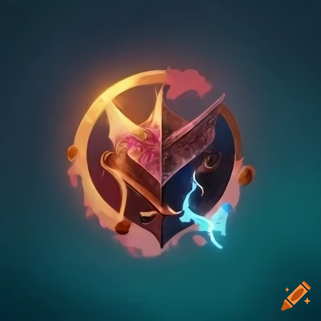 Magical logo for a fantasy dnd gaming campaign on Craiyon