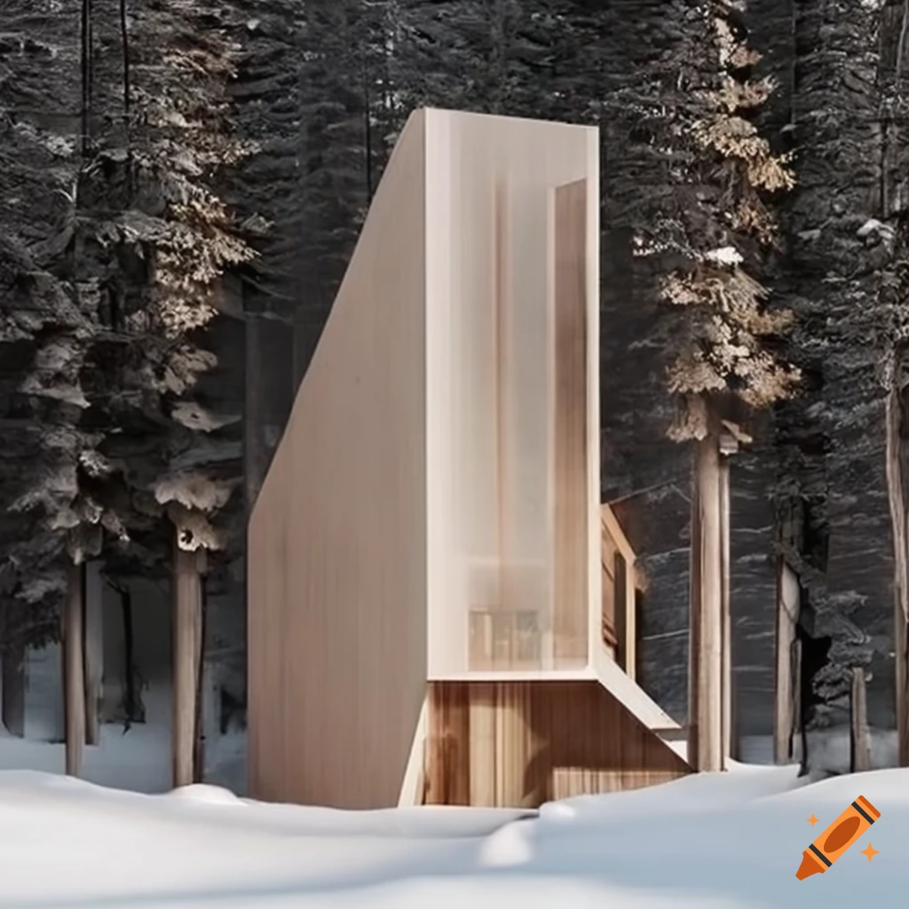 Nordic minimalist tower cabin architecture