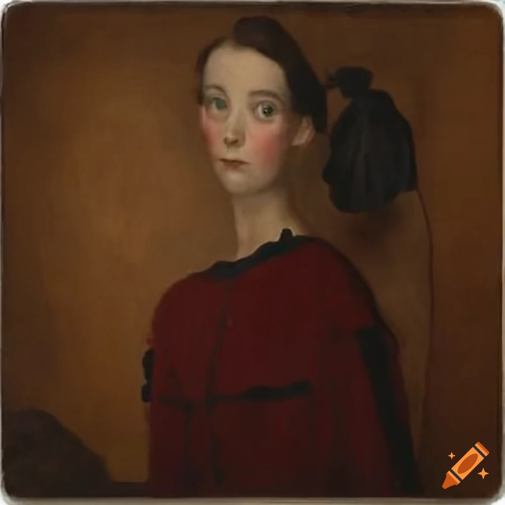 Portrait of two shy young ladies in soft colors on Craiyon