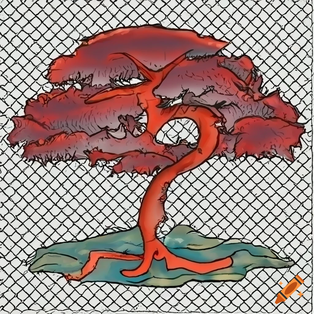 Clipart of a dragons blood tree on Craiyon