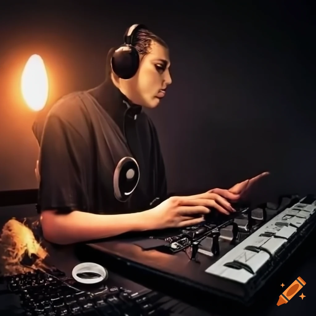 Sound engineer on Craiyon