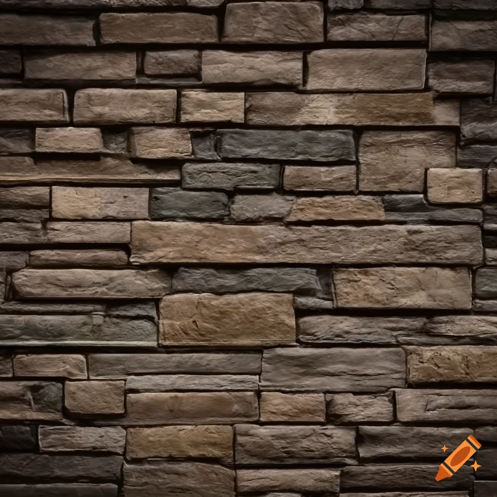 Seamless stone brick texture on Craiyon