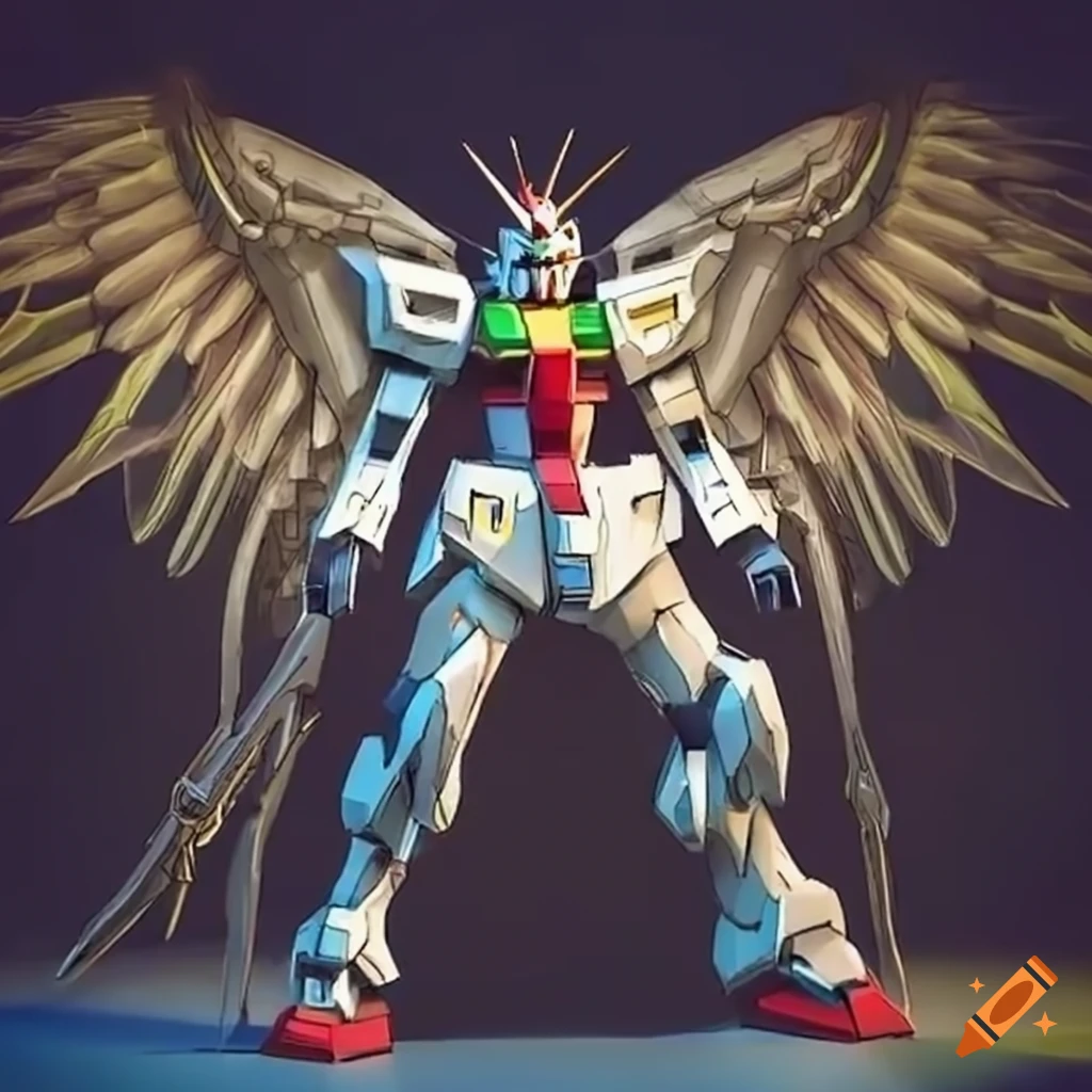 Freedom gundam on Craiyon