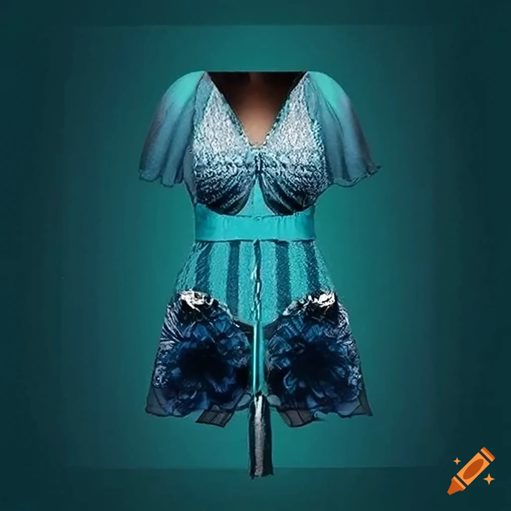 Hyper-realistic product photo of SS24 chiffon playsuit with Roses and ...