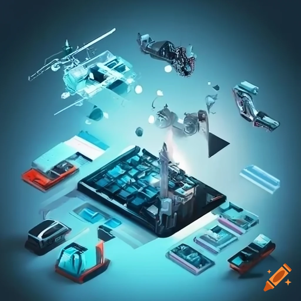 Concept image of Industry 5.0 on Craiyon