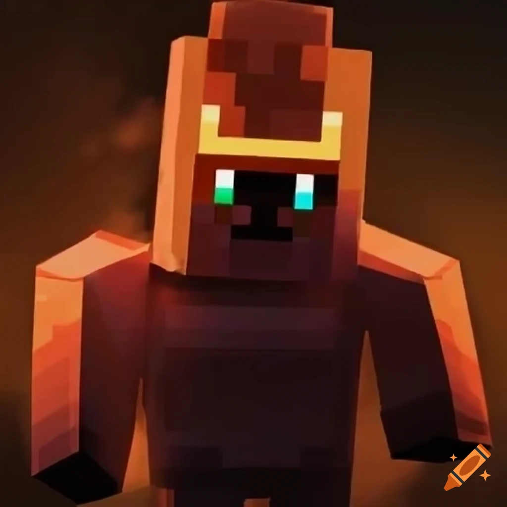 Chickens transforming into the goddess of iron in minecraft on Craiyon