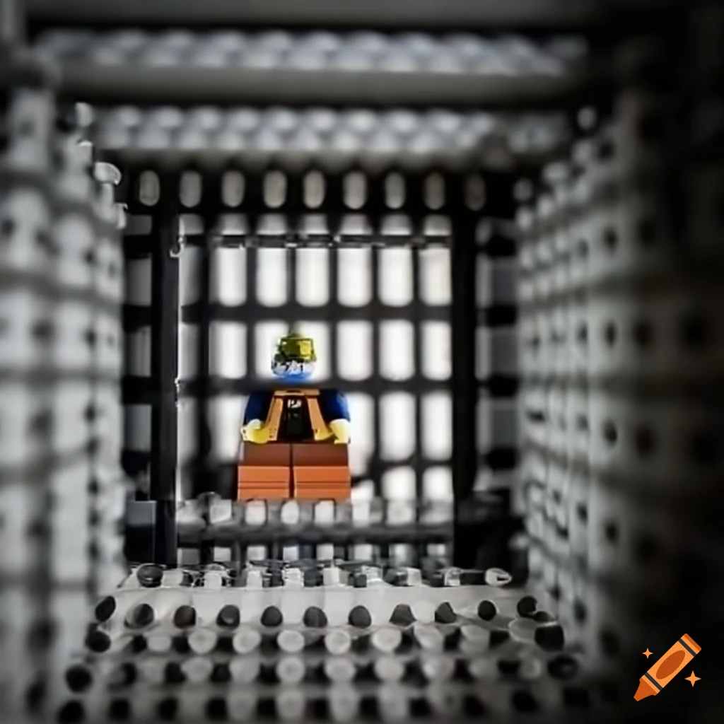 Impressive lego prison on Craiyon