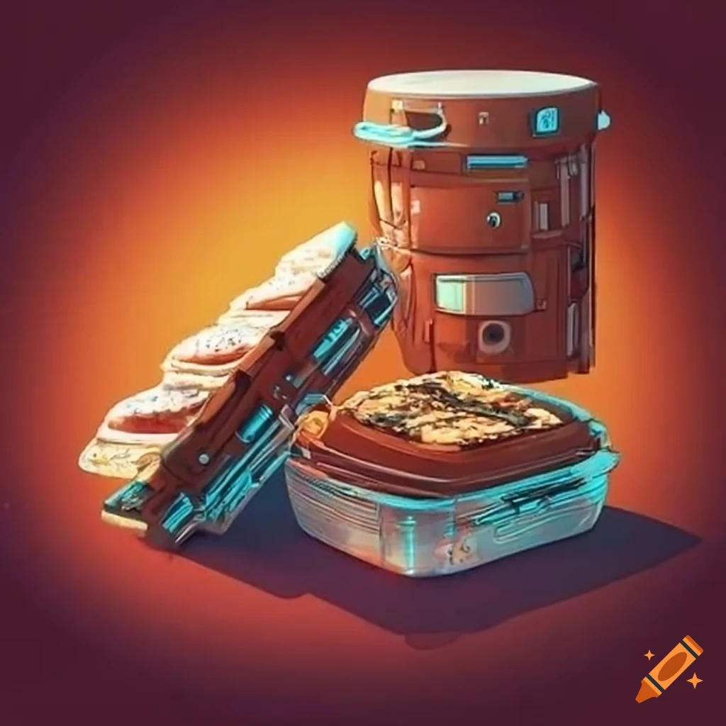 Futuristic space meal ration