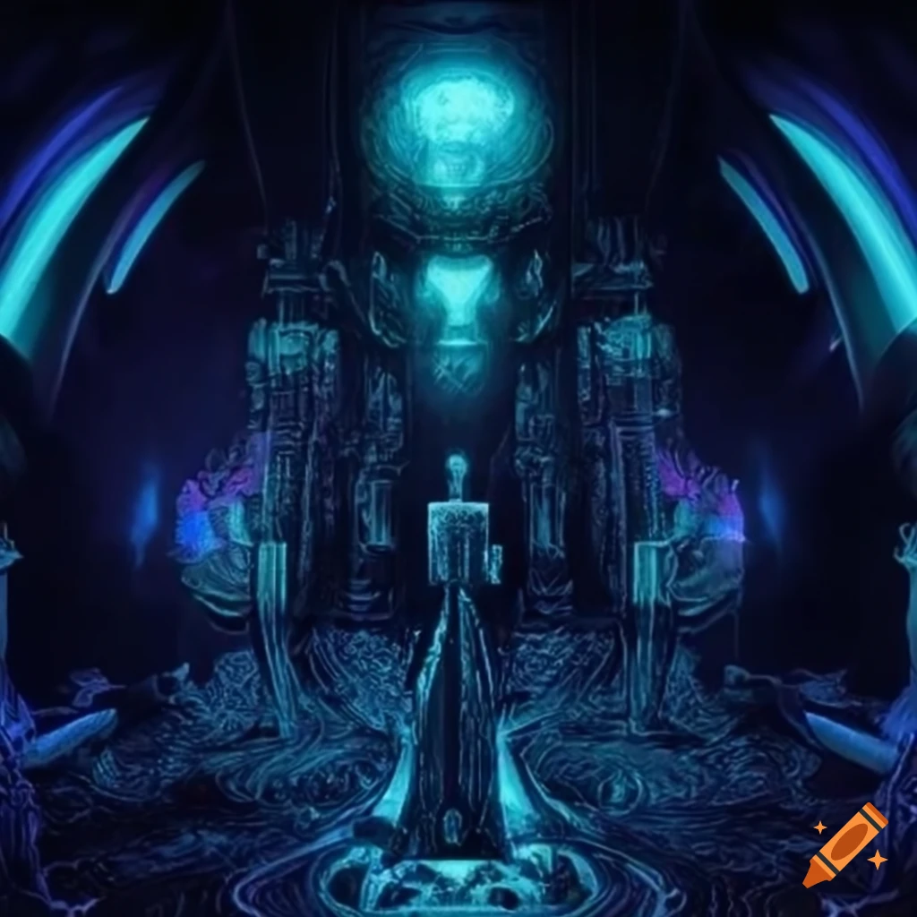 Abstract representation of a void dimension on Craiyon