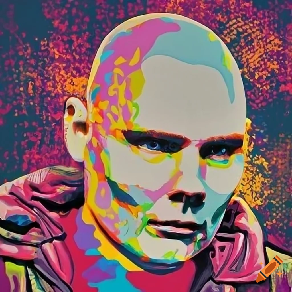 Pop art of billy corgan