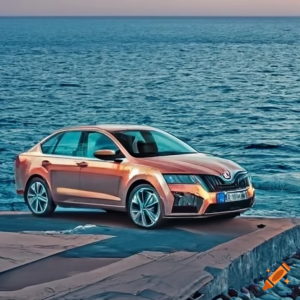 Skoda octavia a7fl in sevastopol city on Craiyon