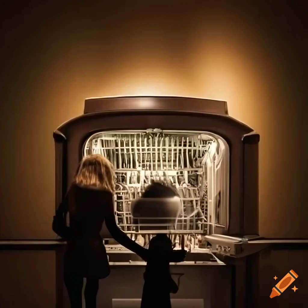 Art deco museum tour led by a dishwasher machine