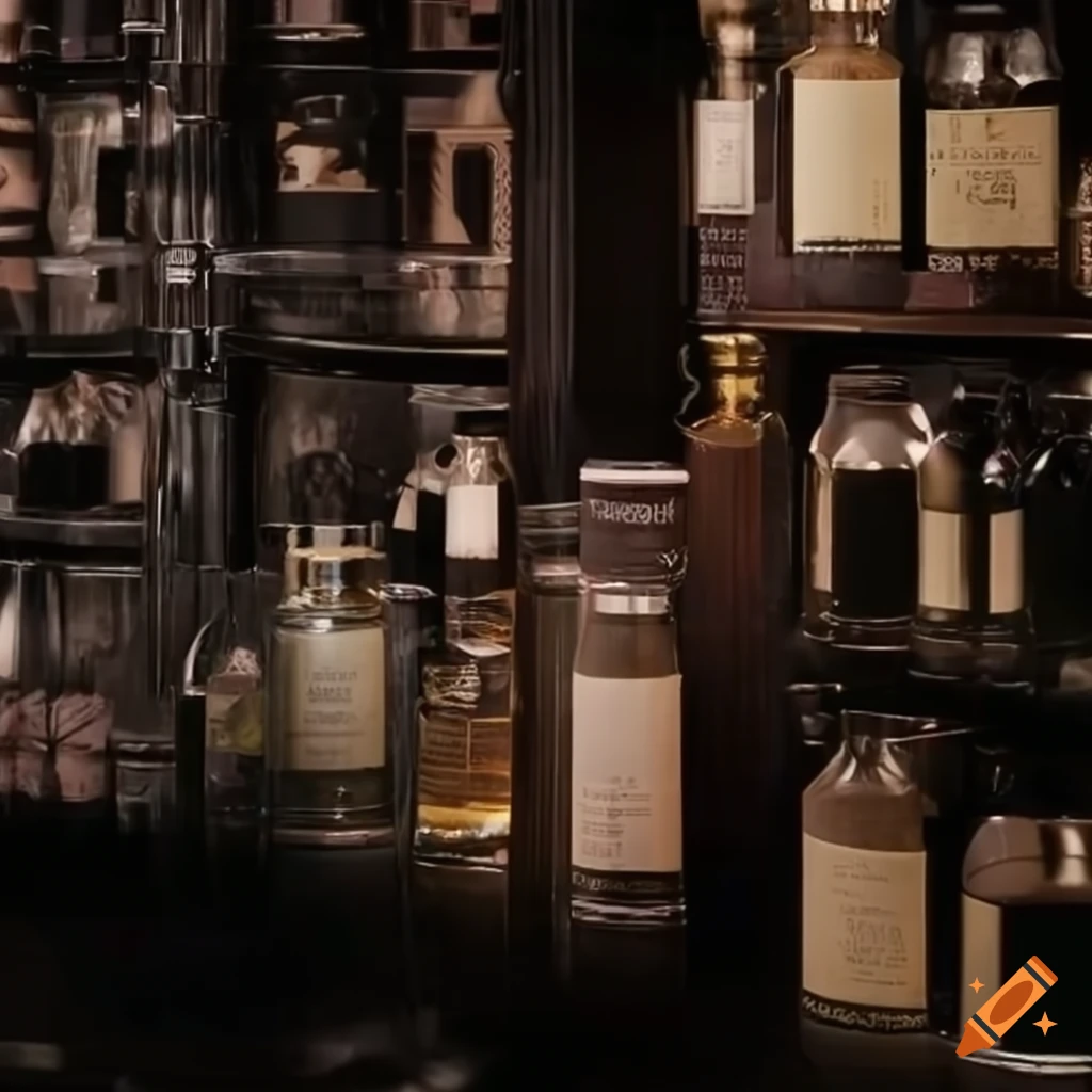 Luxury grocery store in a utopian setting on Craiyon