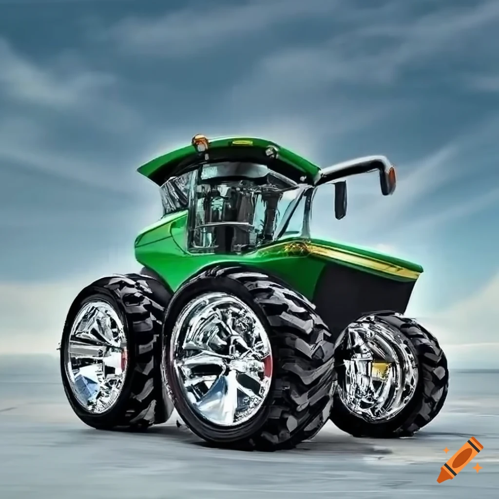 Deere farm equipment on Craiyon