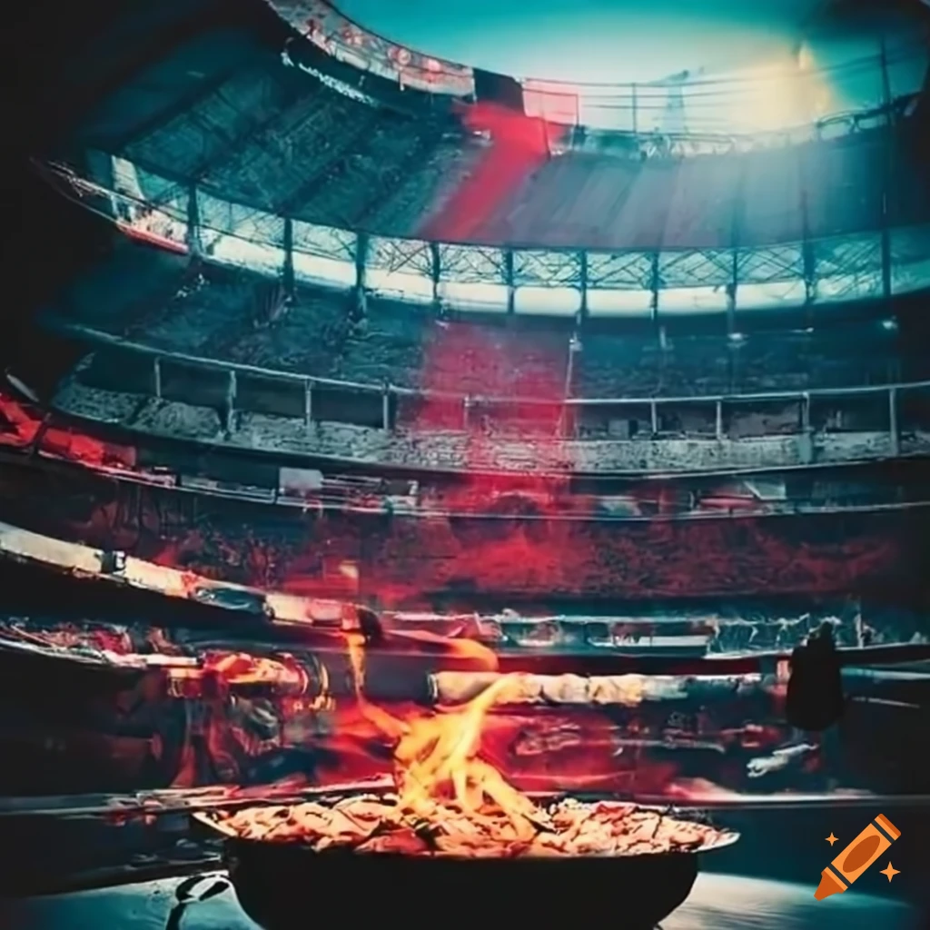 Barbecue at the amsterdam ajax arena