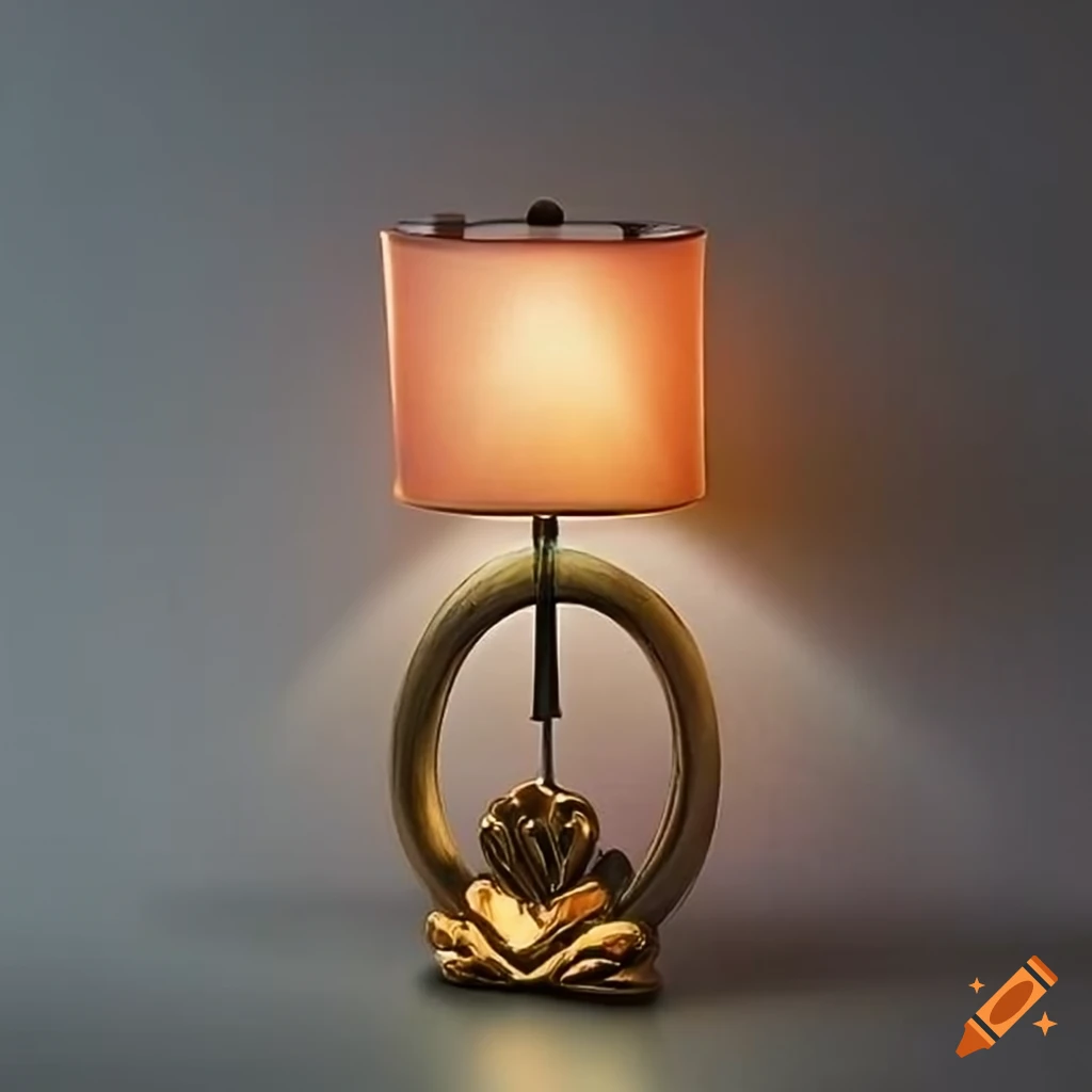 Herringbone tesellation lamp design idea on Craiyon