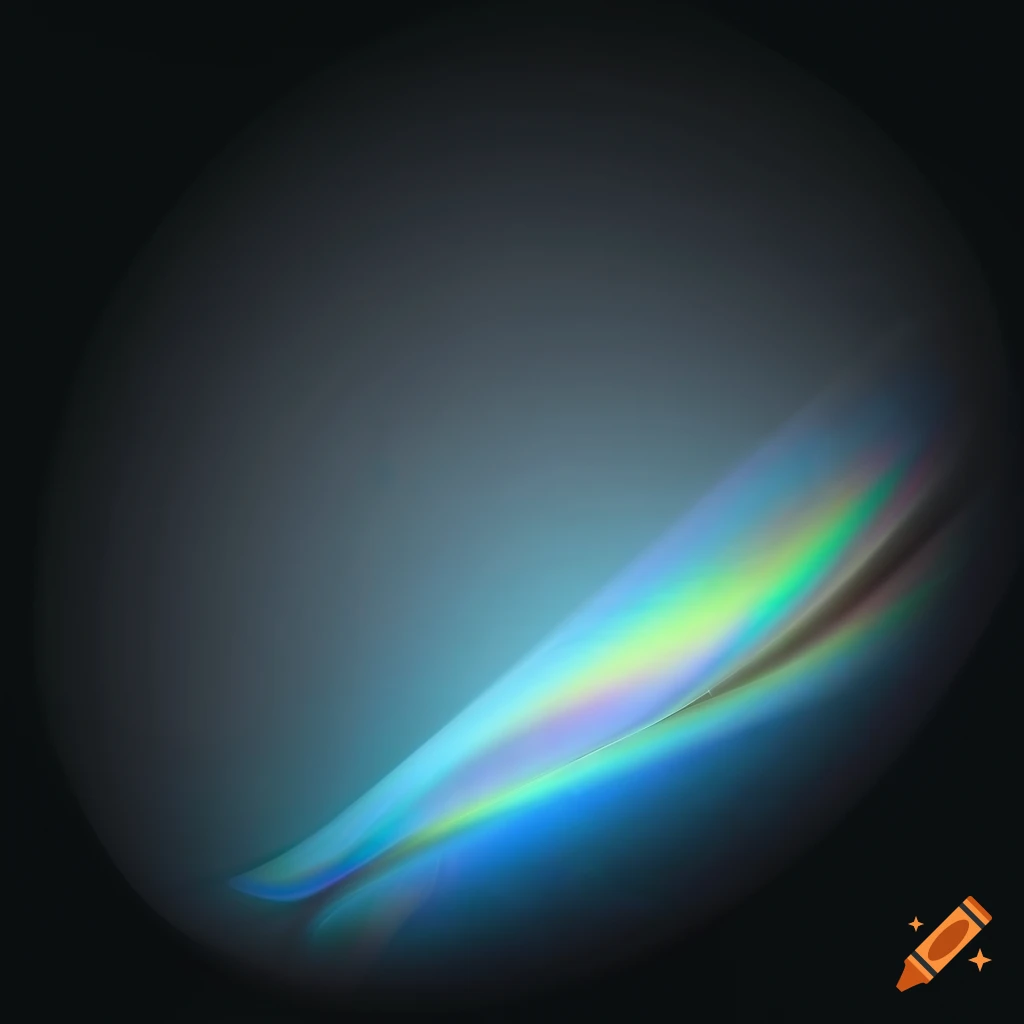 Abstract iridescent metallic shapes in light shades of grey on Craiyon