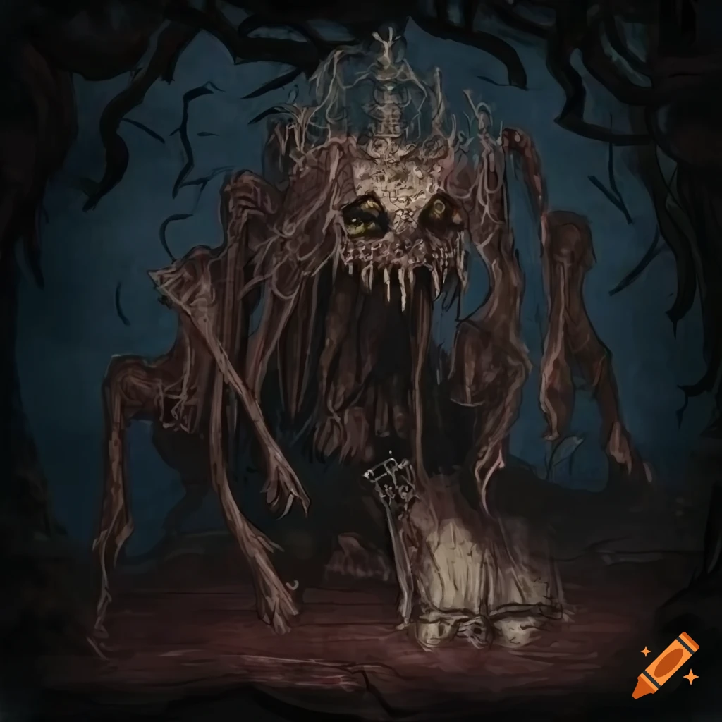 Artwork of micolash, host of the nightmare on Craiyon