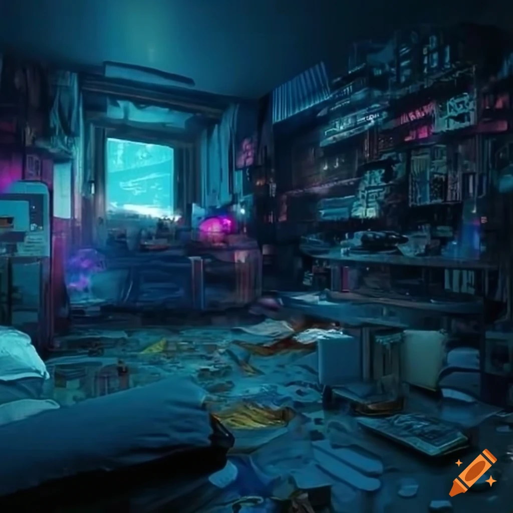 Sci Fi Messy Room