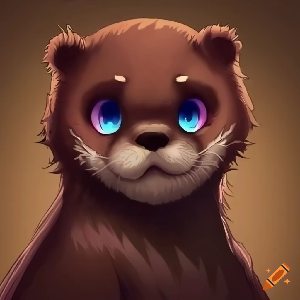 Otter in furry cosplay