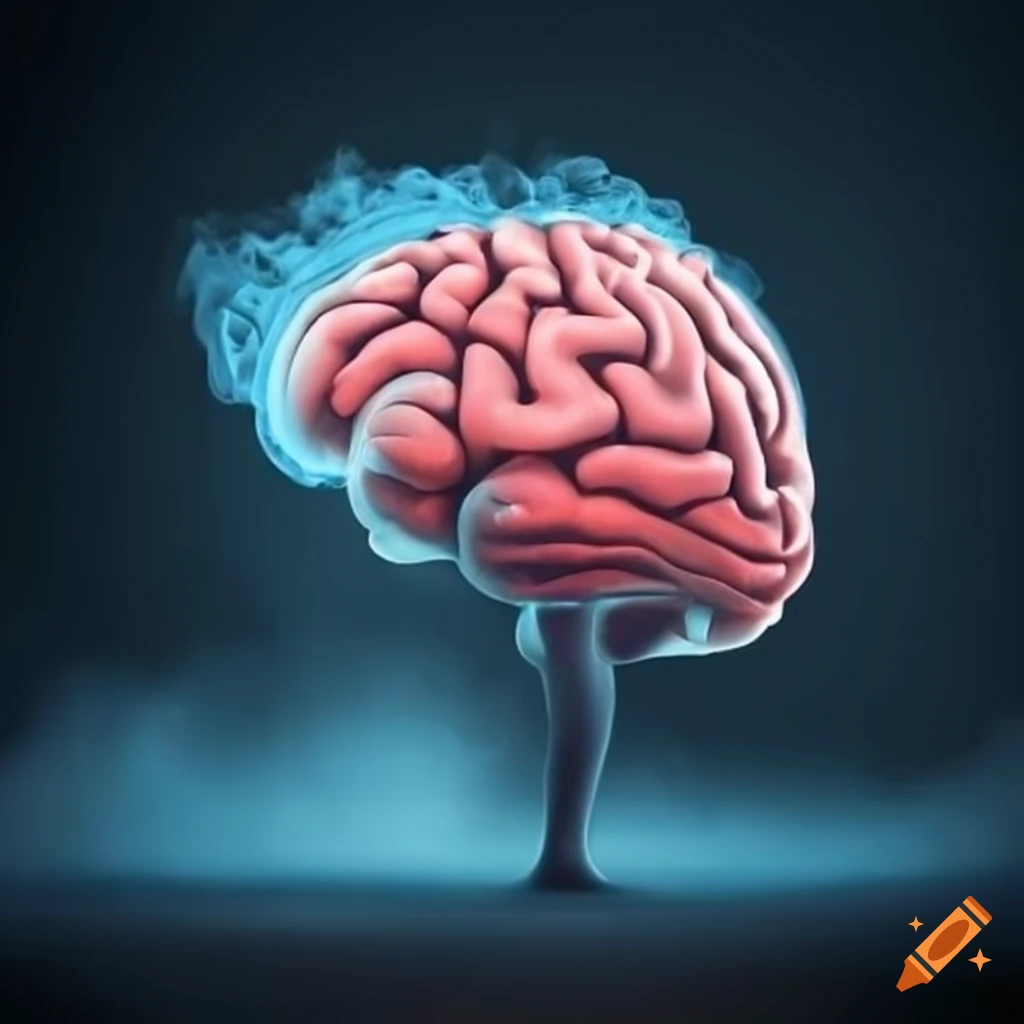 Image depicting foggy brain on Craiyon
